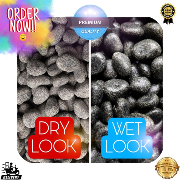 Natural Smooth GREY Granite Pebble Natural Stones Best For Fish Tanks ...