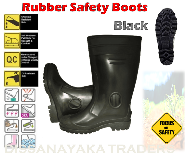 Safety Boots High Quality Black PVC Men/Women/Unisex Labor Shoes ...