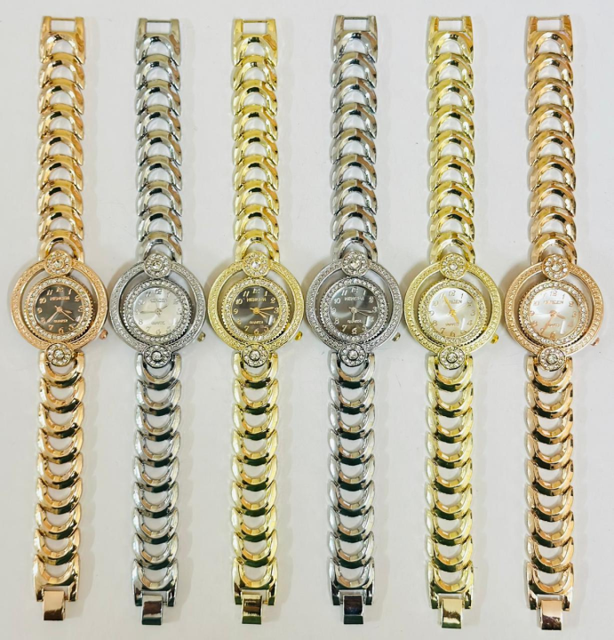 New Stainless Steel Ck Luxury Ladies Watch Quartz Analog Business Chain ...