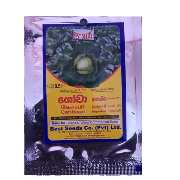Cabbage Seed 98% 0.5g Gedi gowa | Daraz.lk