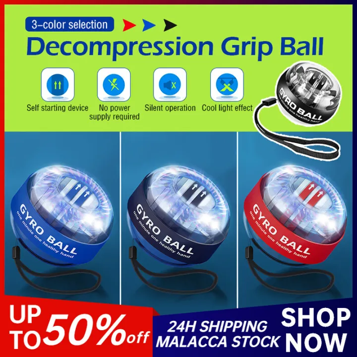 Gyro Power Wrist Ball LED Gyro Powerball Grip Magnetic Self Start Range ...