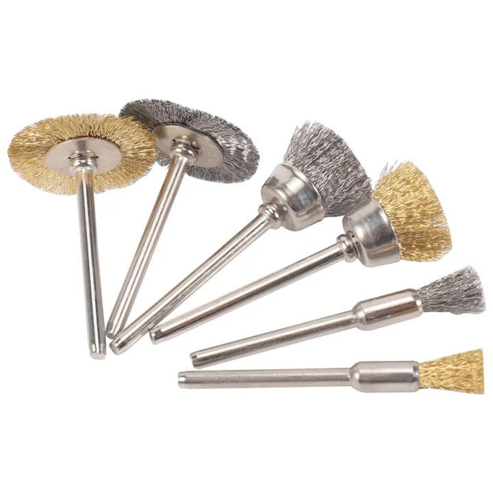 72Pcs Wire Wheel Brush Set, Copper and Wire Brush Set Suitable for ...