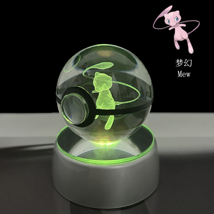 Birthday Gift Character Pokémon Crystal Pokemon Lamp Holder Mewtwo ...