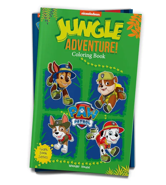 Jungle Adventure! : Paw Patrol Giant Coloring Book | Daraz.lk