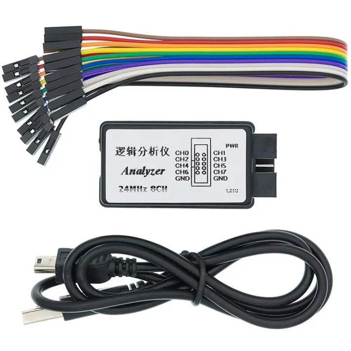 usb logic anslyzer SCM 24MHz 8 Channel 24M/seconds Logic Analyzer ...