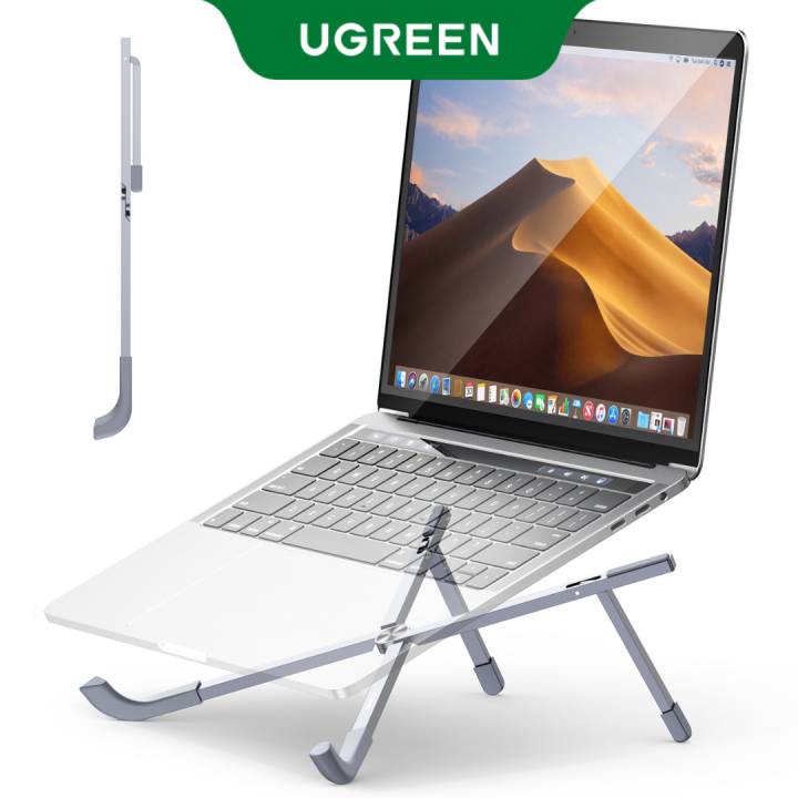 UGREEN Laptop Stand Holder for Desk Adjustable Aluminum Desktop Stand ...