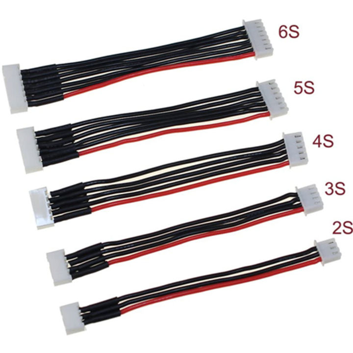 2S 3S 4S 5S 6S LiPo Balance Cable Charging Power Extension Wire 10CM ...
