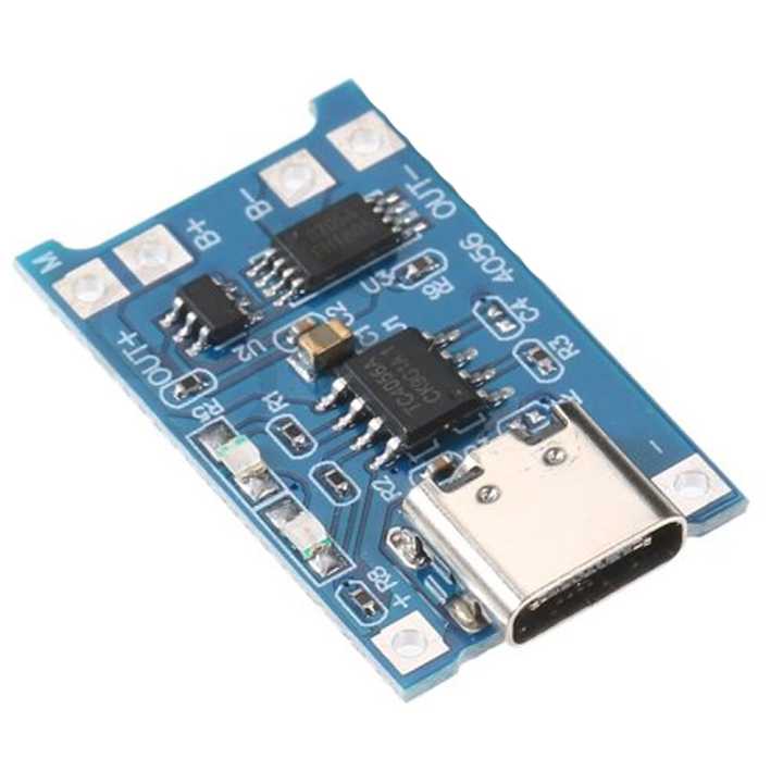 Type C USB 5V 1A 18650 TP4056 Lithium Battery Charger Module Li-ion ...