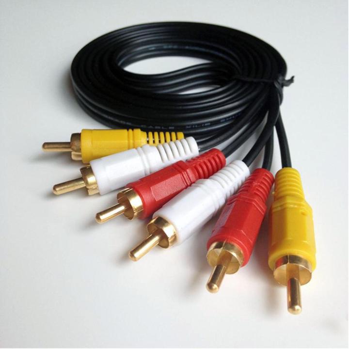 1.5M AV cable RCA cable Triple 3 RCA Composite Audio Video AV Cable ...