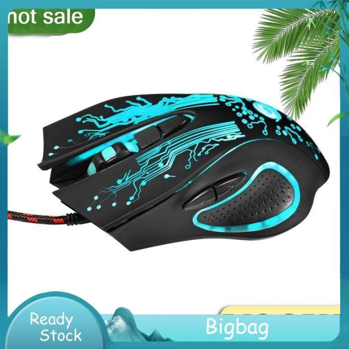 3200DPI LED Optical 6D USB Wired Gaming Game Mouse Pro Gamer Mice For PC | Daraz.lk