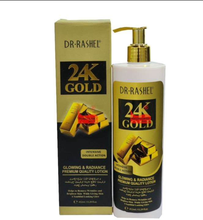 Dr Rashel 24K gold body lotion 452ml | Daraz.lk