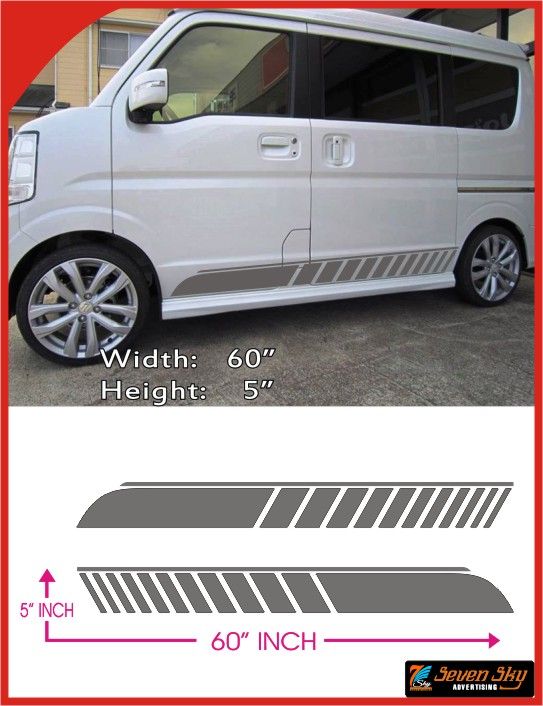 Car Side Body Stickers WAGON R Buddy Van Mini Car Hybrid Car Sports Car ...