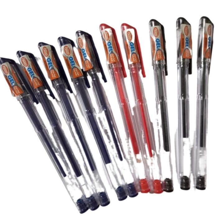 Atlas Chooty Gel Pen Set[Blue,Black & Red] -10 nos | Daraz.lk