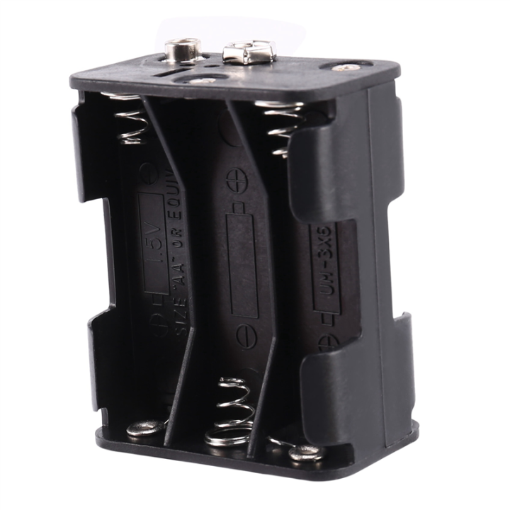 5X Double Side Spring 6 X 1.5 V AA Battery Holder Case Box Black | Daraz.lk