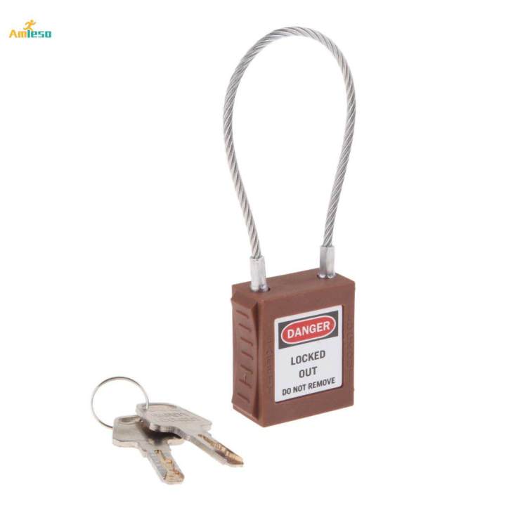 Stainless Steel PVC Curved Safety Mooring Rope Padlock Brown | Daraz.lk