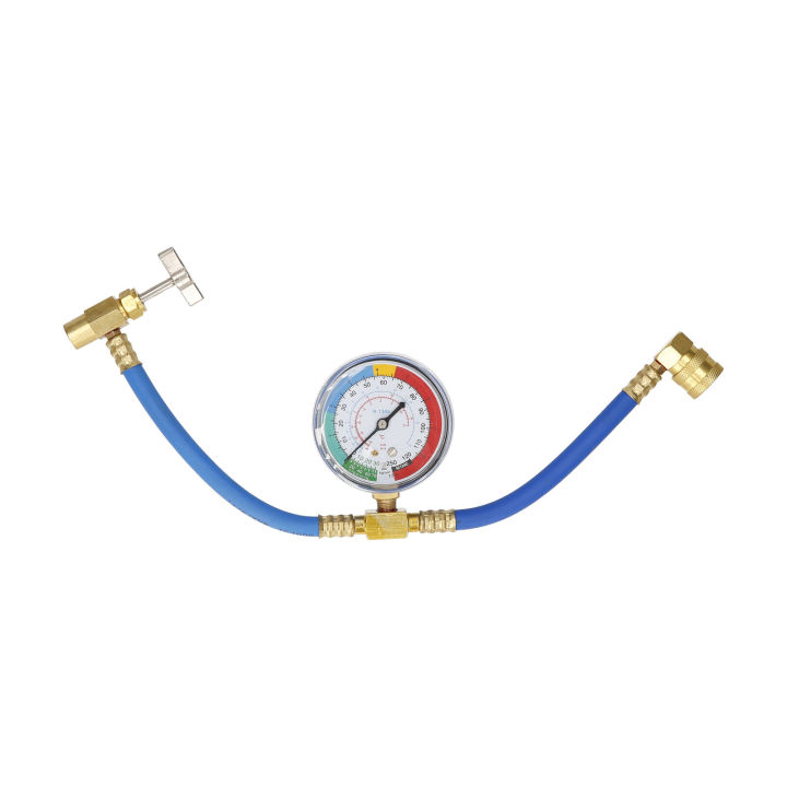 AC U Charge Hose with Gauge Car Refrigerant R134a Recharge Tool Kit ...