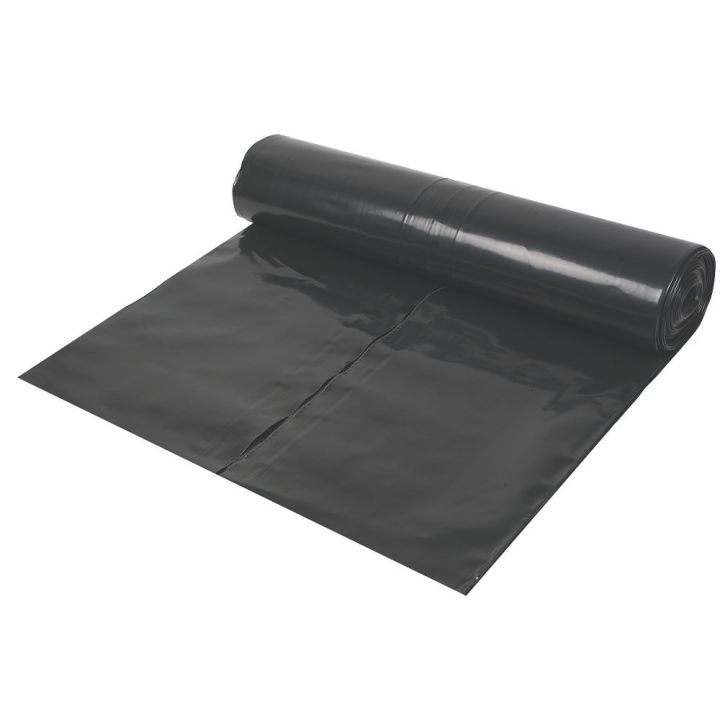 Heavy Duty Black Polythene Plastic Roll Width 3 Feet Sheeting DPM DPC ...