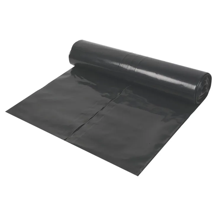 Heavy Duty Black Polythene Plastic Roll Width 3 Feet Sheeting DPM DPC ...