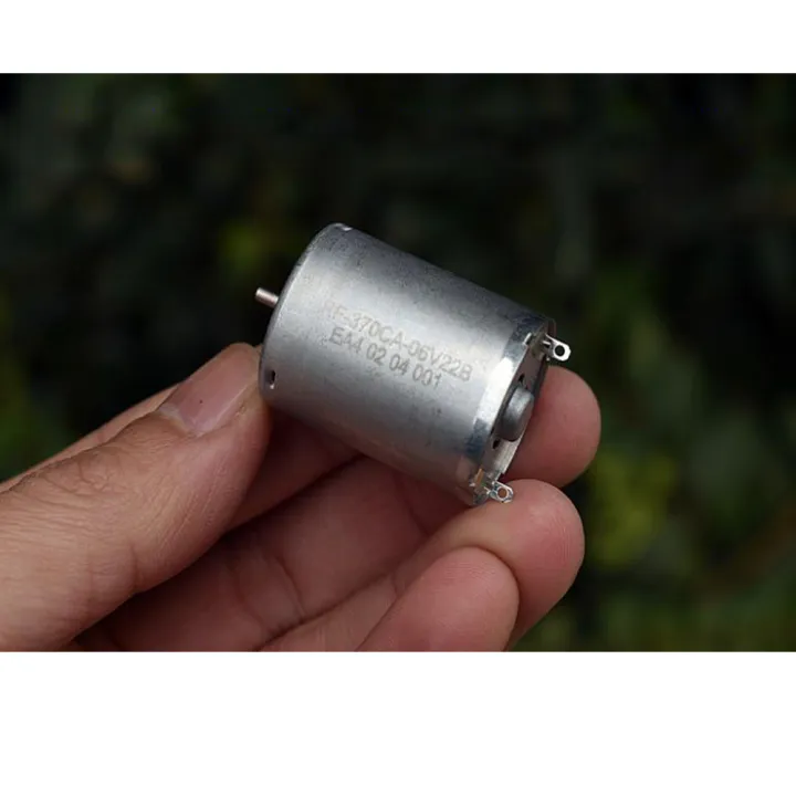 Rf-370 Motor Dc 5v 6v Volt 5200rpm Slow Speed Metal Brush Motor 24mm ...