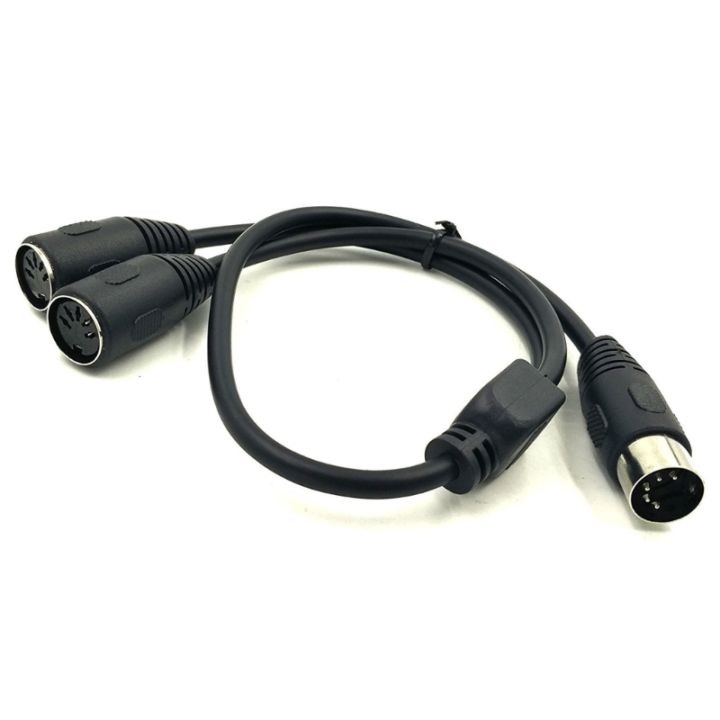 Midi Sync Breakout Cable Male To Female Din 5-Pin Splitter Y Adapter ...