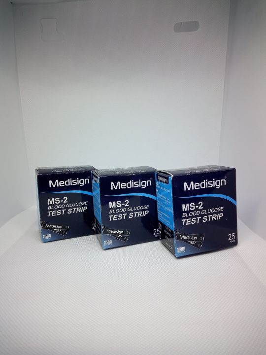 Medisign Glucose Strips - 25 | Daraz.lk