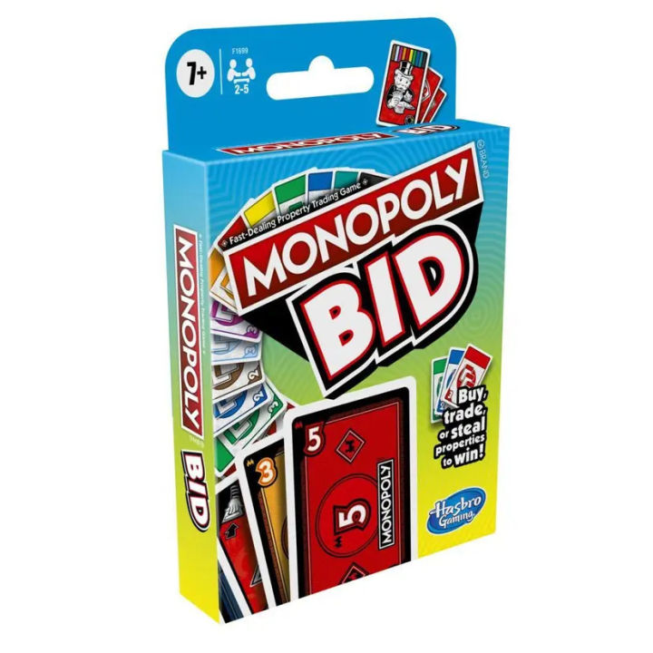 Monopoly Bid Card Game - Quick Playing Card Game for 4 Players | Daraz.lk