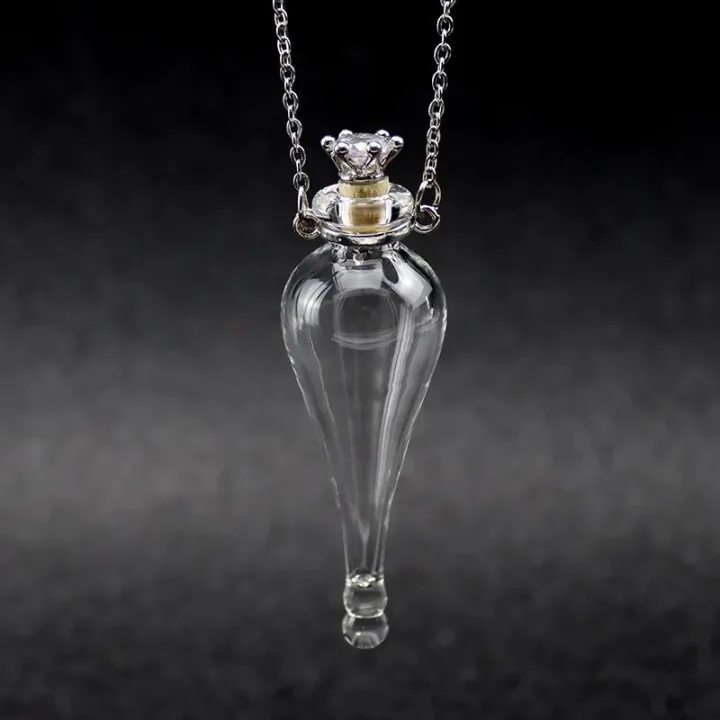 Vintage Magic Glass Wishing Drifting Bottle Cork Potion Lucky Transfer ...