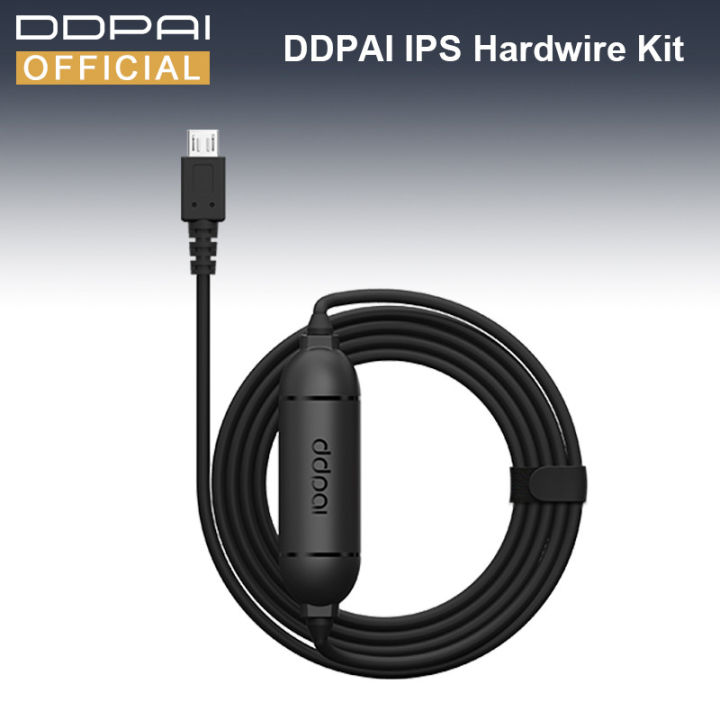 DDPAI Mini 5/Min 3/Z40/Z50 Hardwire Kit 12/24V Micro USB Type-C Car ...