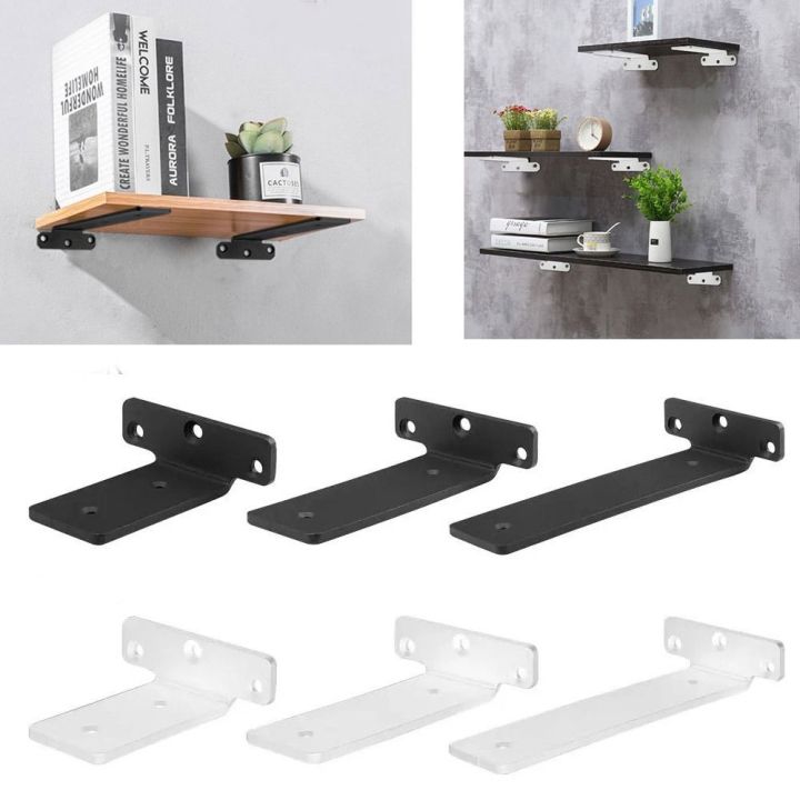 Multifunctional Right Angle Concealed Shelf Bracket Space Saving Wall ...