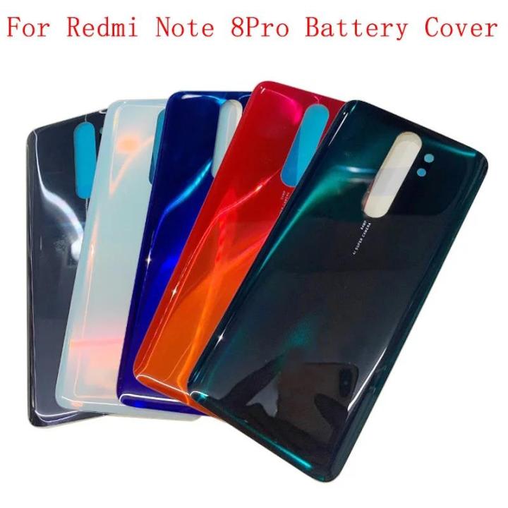 Rear Door Battery Cover Housing Case Glass Panel For Redmi Note 8 Pro ...