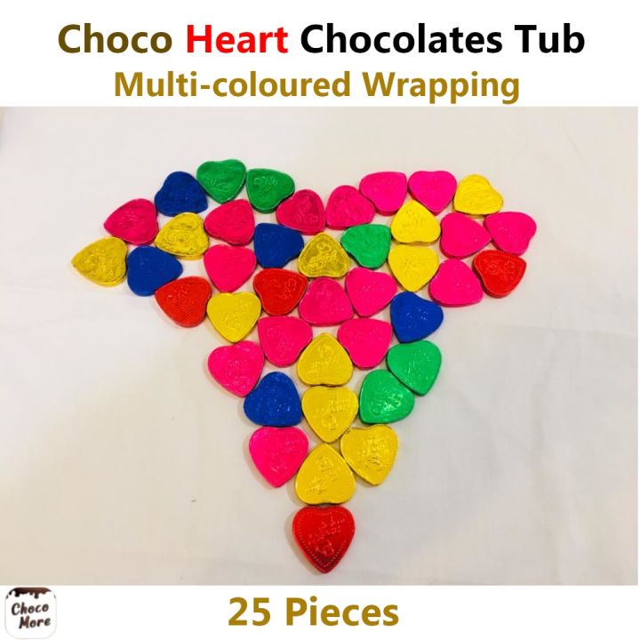 Choco Heart Chocolate Gold Coiins Different Colours Wrapping For ...