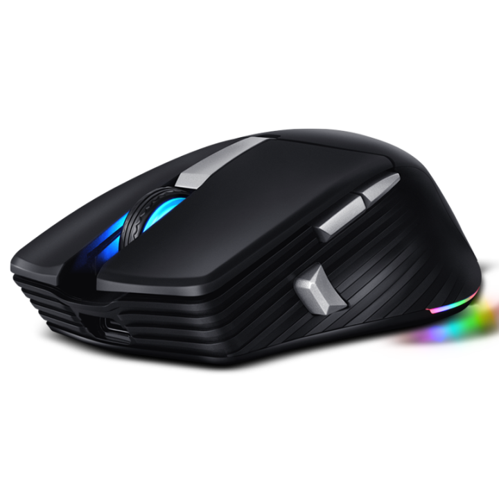 Machenike M531 Mouse Ergonomic Gaming Mouse 2.4GHz Mice 4000 DPI RGB Programmable Rechargeable ...