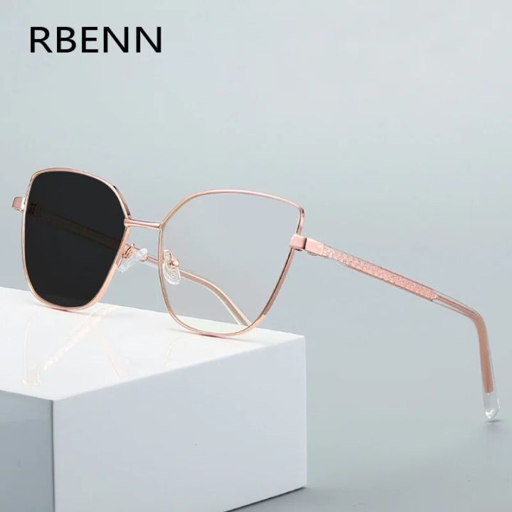RBENN Anti Blue light Computer Glasses Women Metal Frame Cat Eye ...