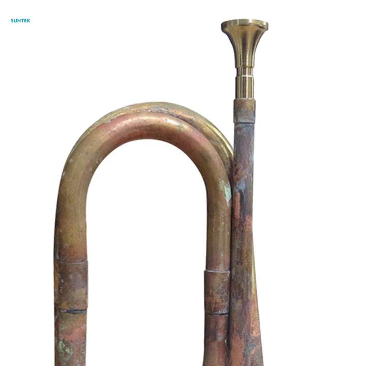 Solid Copper and Brass Bugle Blowing Bugle Signal Musical Instrument ...