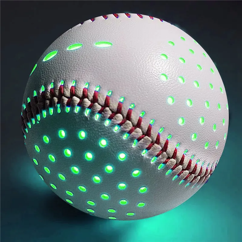 9 Inch Glow in the Dark Baseball Night Throwing Practice Baseball for ...