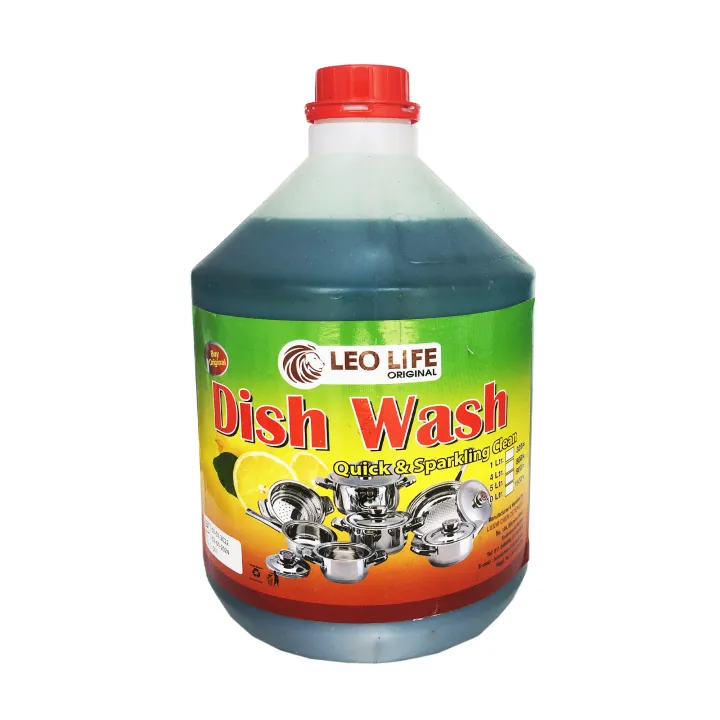 ORIGINAL LEO LIFE Dish Wash, Deep Clean, Powerful Stain Removing LEMON ...