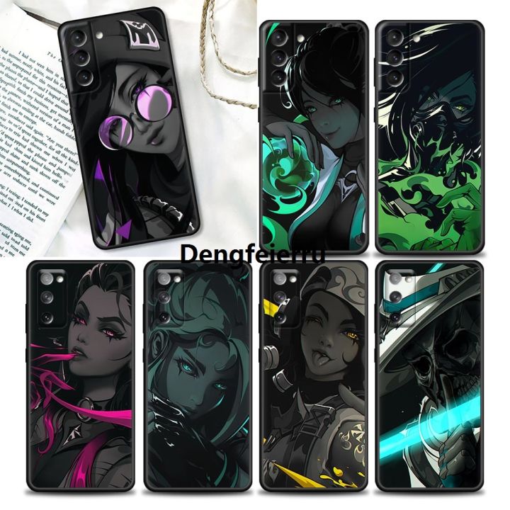 Dengfeierru Video Game Neon Valorant Killjoy Phone Case For Samsung ...