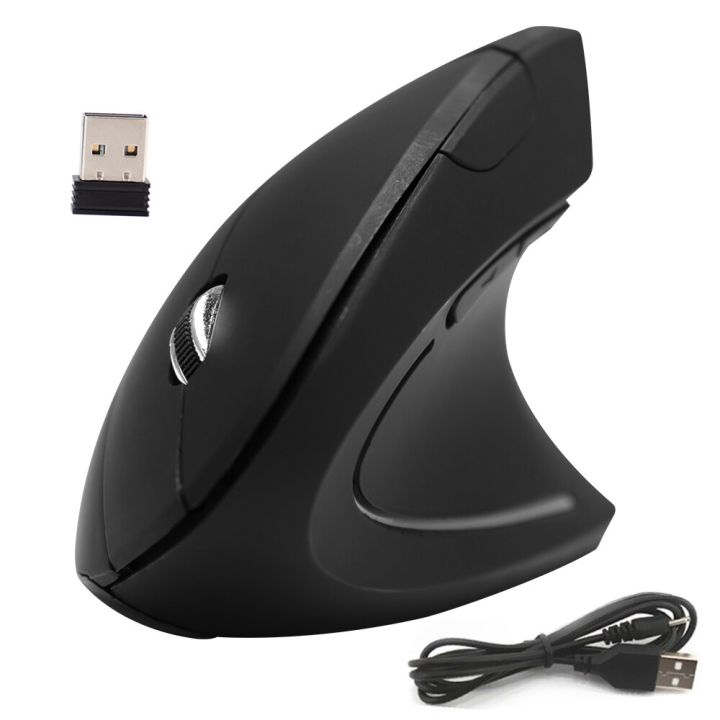 USB Mice Ergonomic Desktop Upright Mouse Vertical Gaming Mouse 1600DPI ...