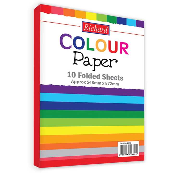 Richard Colour Dimai Paper A1 - Red (50 Sheets) | Daraz.lk