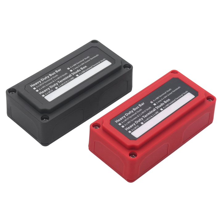 2PCS 300A Bus Bar Stud Distribution Block Busbar Heavy Duty Power Distribution Block Busbar Box ...