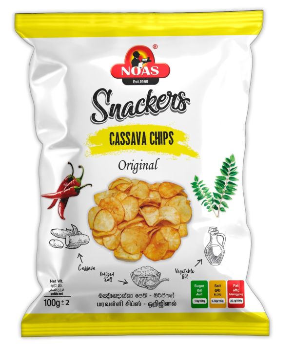 Noas Cassava Chips - 100g | Daraz.lk