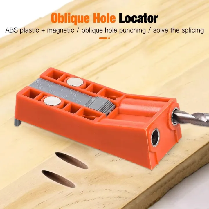 Pocket Hole Jig Kit Single/Twin Hole Hole Punching Positioner Oblique ...