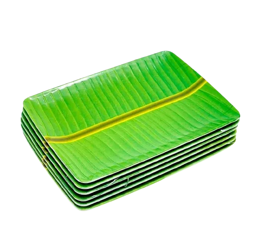 Banana Leaf Model Rectangle Shape Tray | Daraz.lk