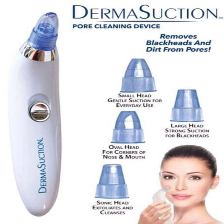DermaSuction Blackhead Remover Nose Pore Vacuum Tool For Deep Cleaning ...