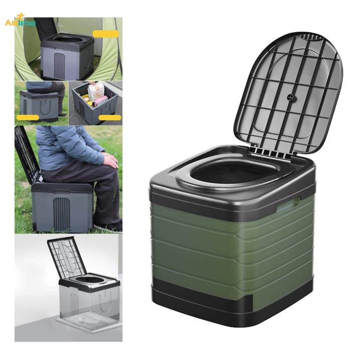 Portable Toilet Potty Durable Camping Folding Toilet for Picnic Beach ...