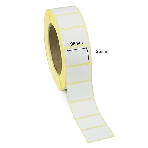 38MM X 25MM DIRECT THERMAL BARCODE STICKER LABEL ROLL, 10 Rolls, 1CORE ...