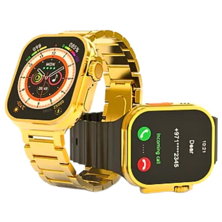 Fendior G9 Ultra Max Gold Smartwatch | Daraz.lk