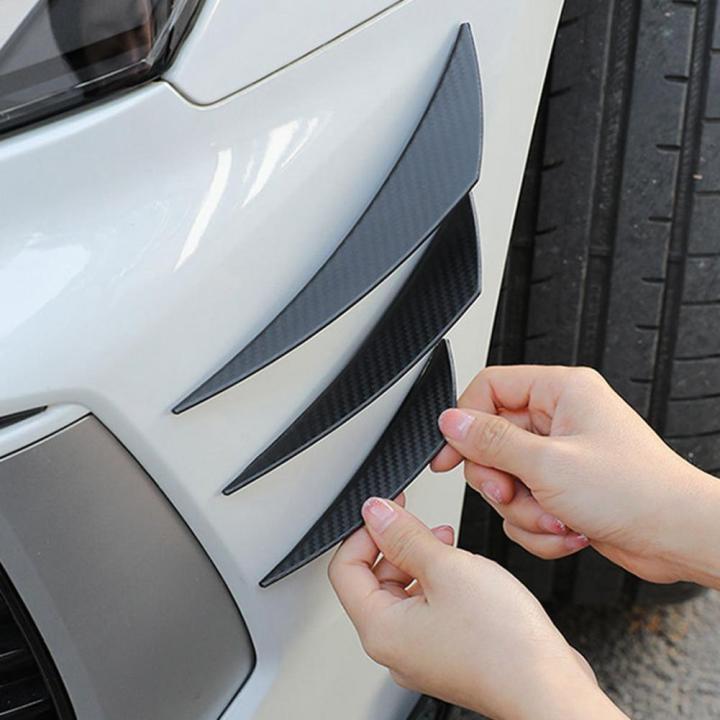 6 Pcs Car Spoiler Splitters Decorative Protect Vehicle Edge Car Tuning ...