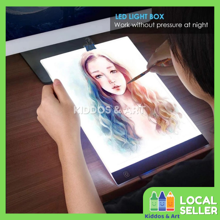 A4 LED Copy Board Light Pad Drawing Tracing Tablet Copyboard Animation Sketching Stencil Diamond ...