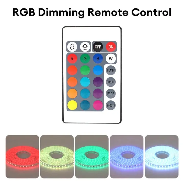 24 Keys Mini RGB IR Wireless Remote Controller For W28 Series Globe ...
